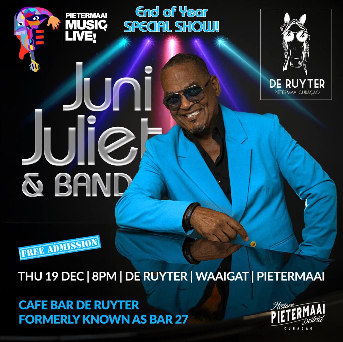 Juni Juliet band in Pietermaai - CURALINK